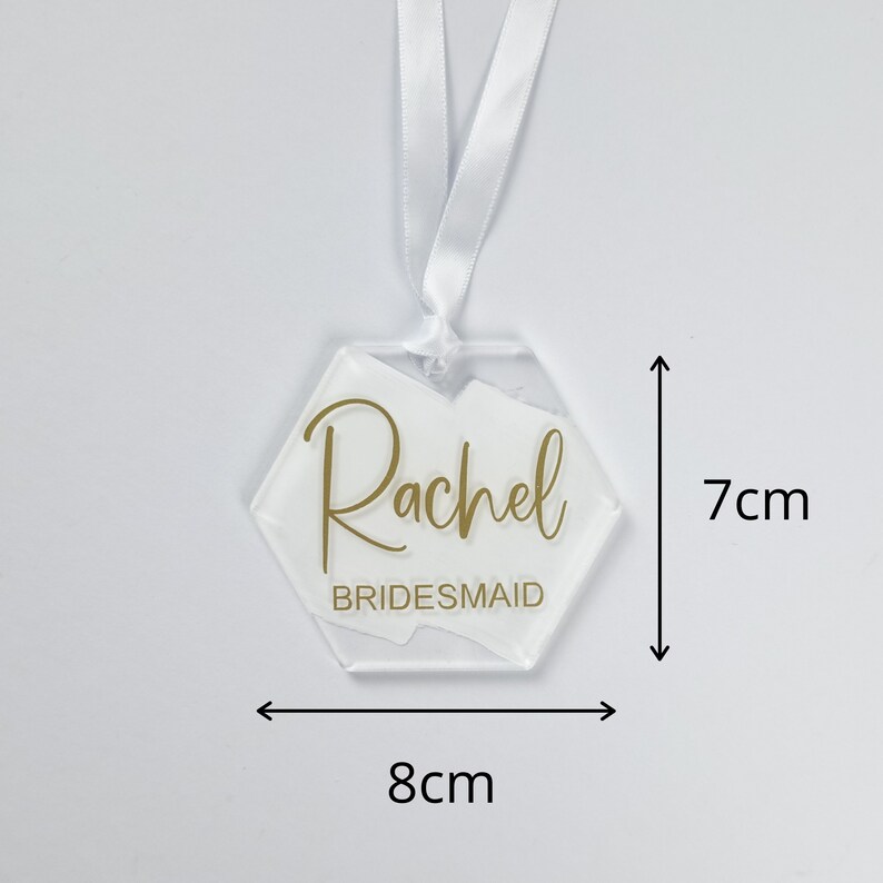 Personalised Wedding Hanger Tag Acrylic Hanger Name Tags | Etsy