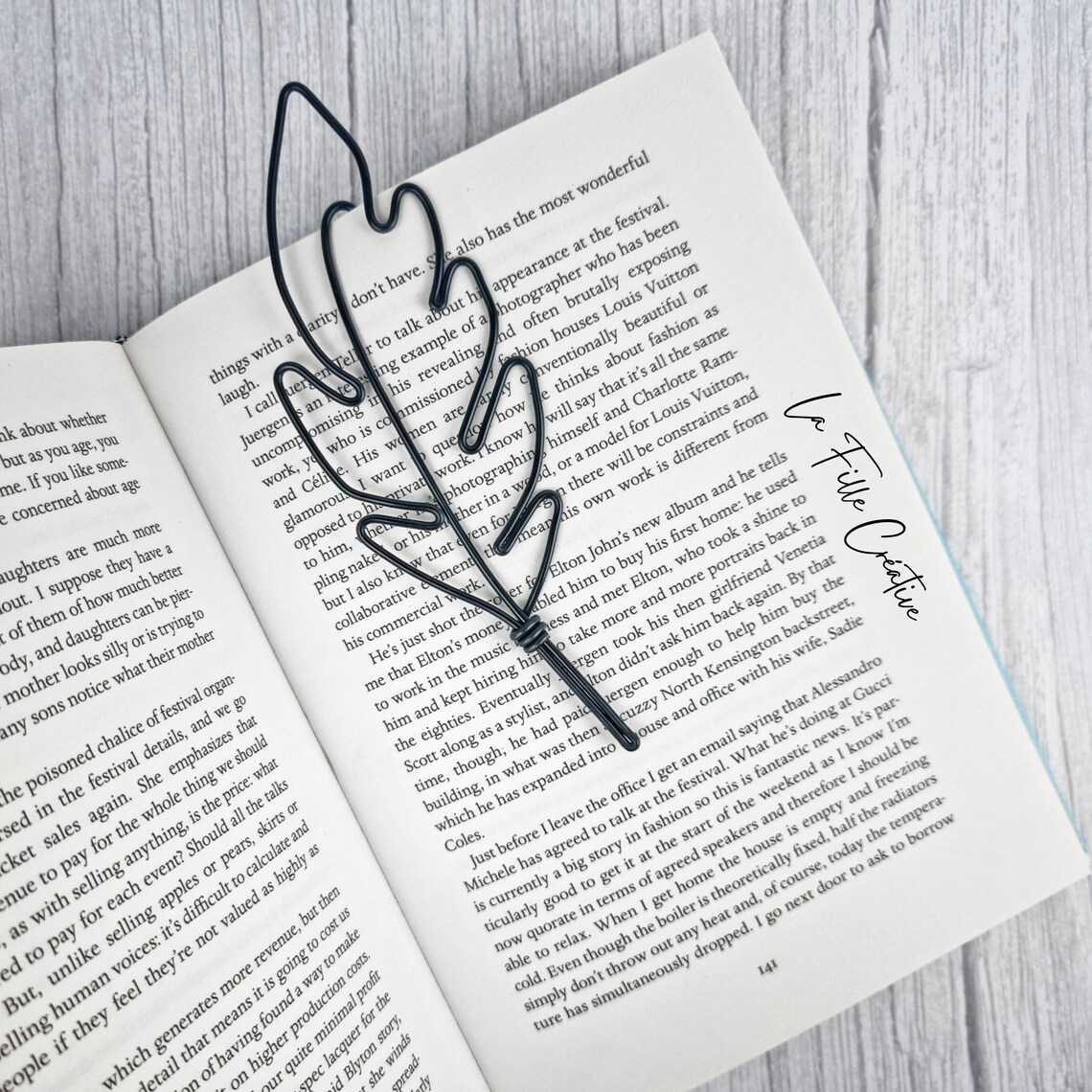 Feather Bookmark Wire Bookmark Book Lover Gift Bookmark | Etsy