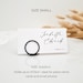 Circle Wire Table Number Holder - Place Name Holder - Photo Holder ...
