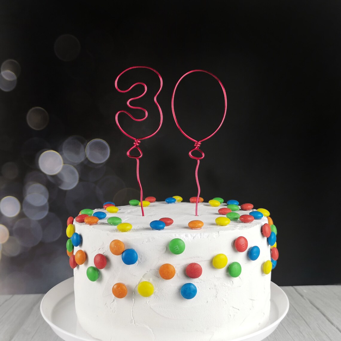 Number Cake Topper Balloon Number Cake Topper Birthday - Etsy UK