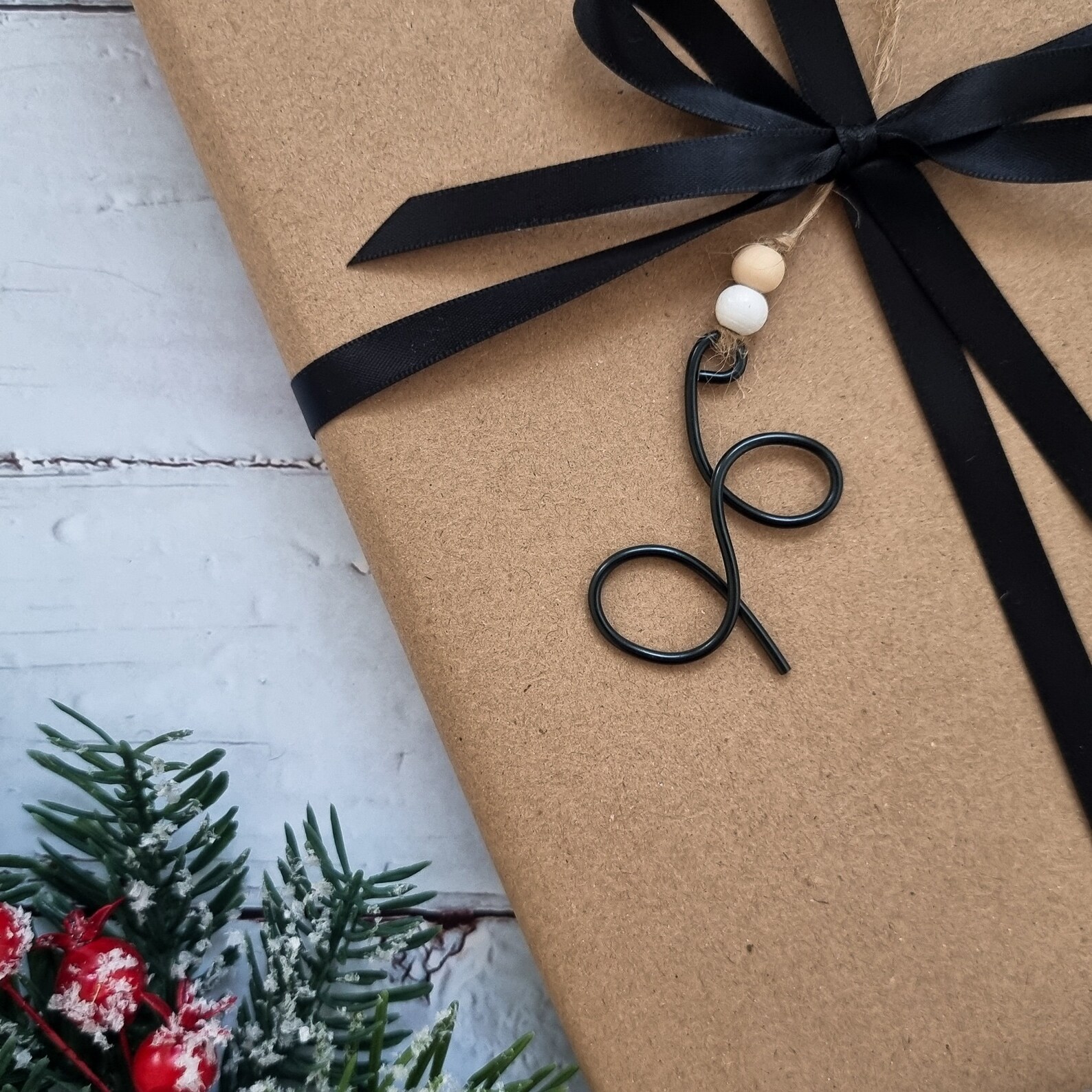 Personalised Initial Gift Tag Wire Initial Gift Tag Luxury - Etsy