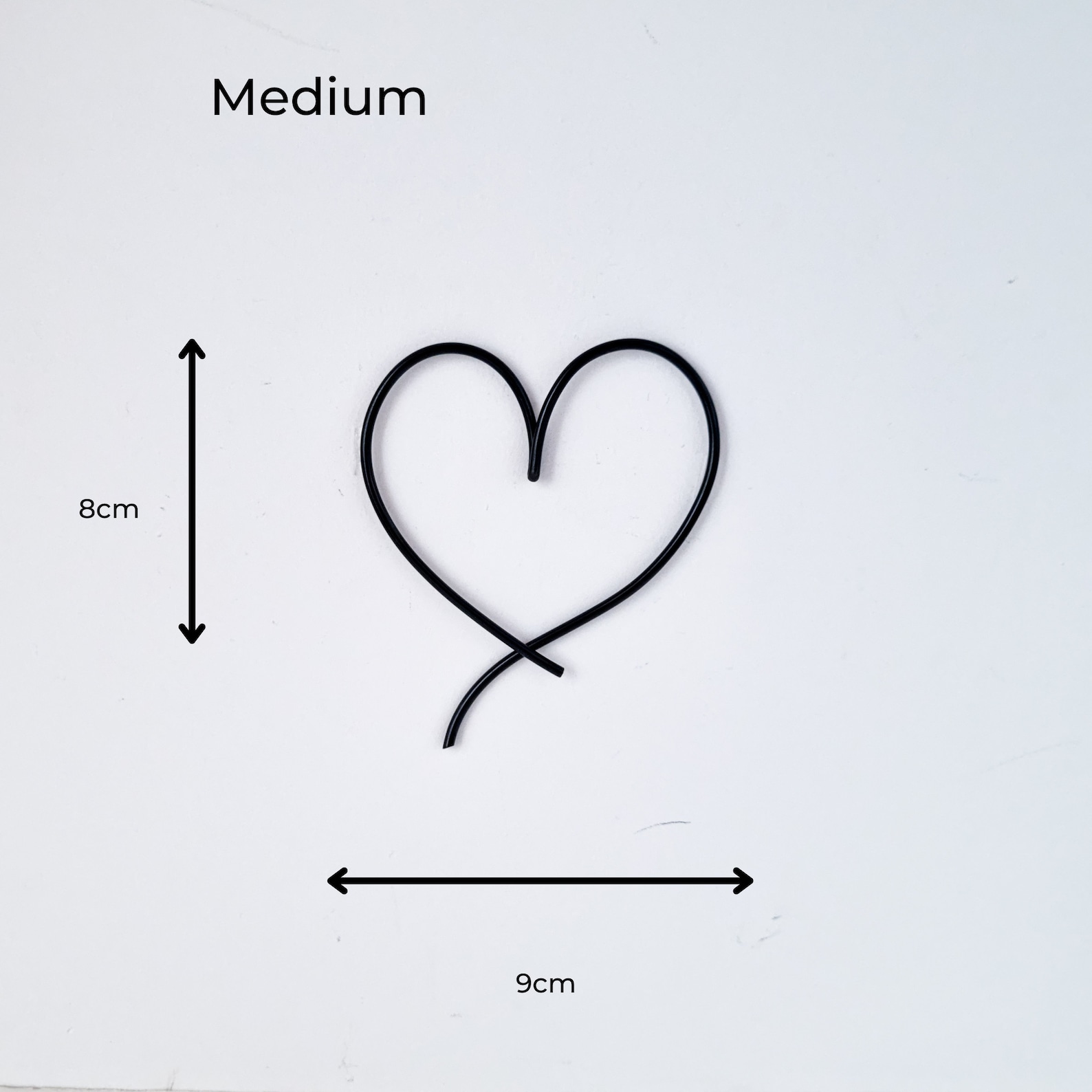 Wire Heart Trio Heart Wall Art Wall Sign Heart Shape - Etsy