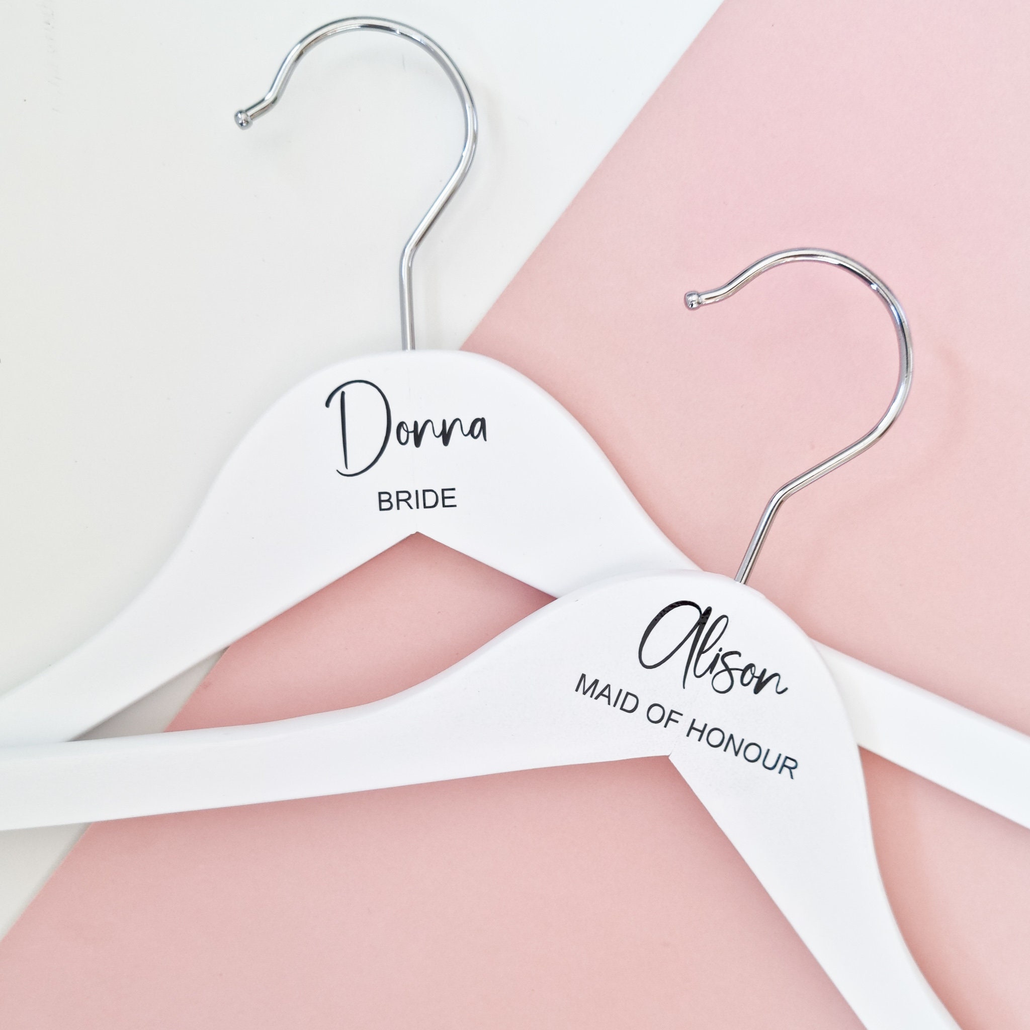 Custom Wedding Hanger Decal Bridal Decals Bridal Party - Etsy