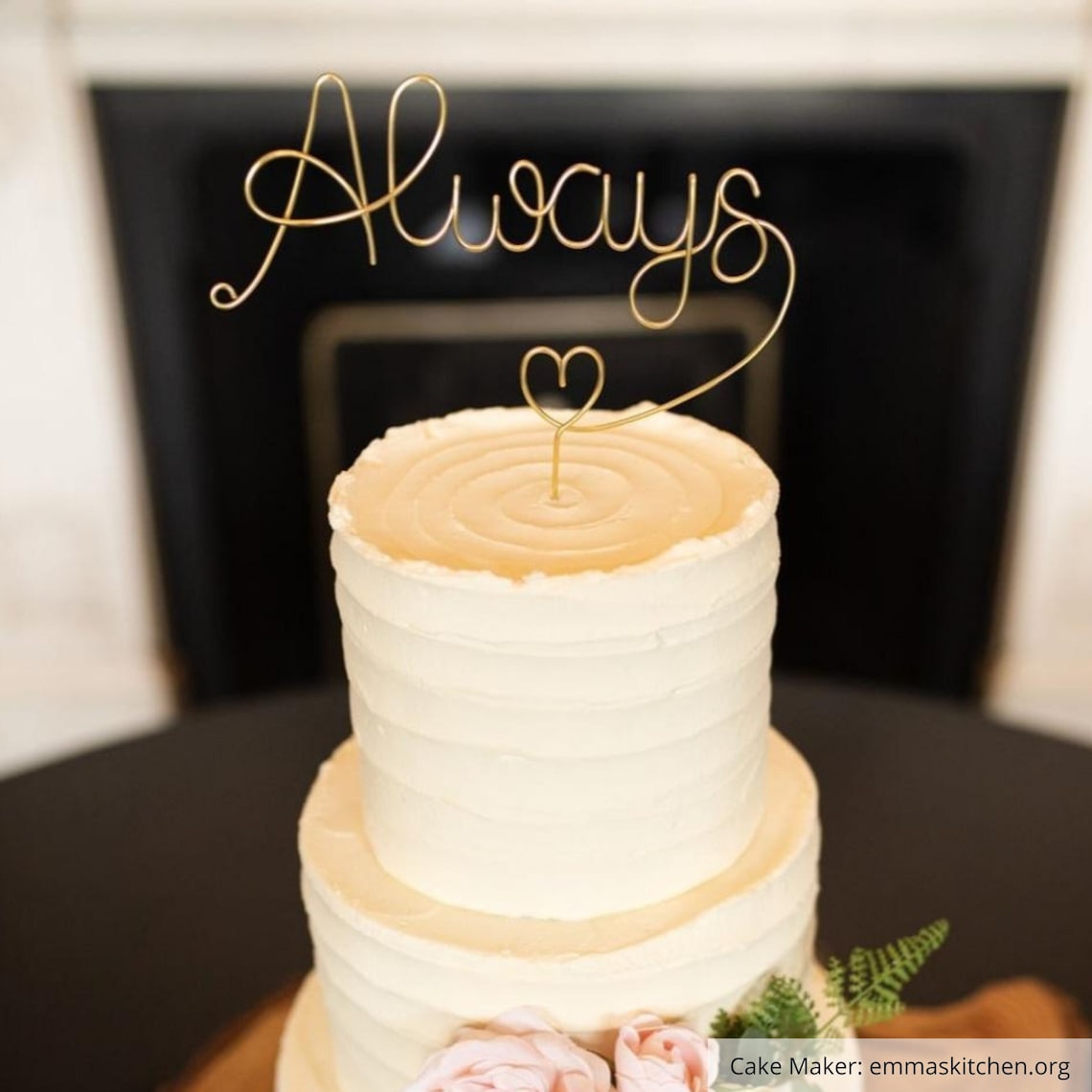 Always Wire Cake Topper Wire Wedding Cake Topper - Etsy