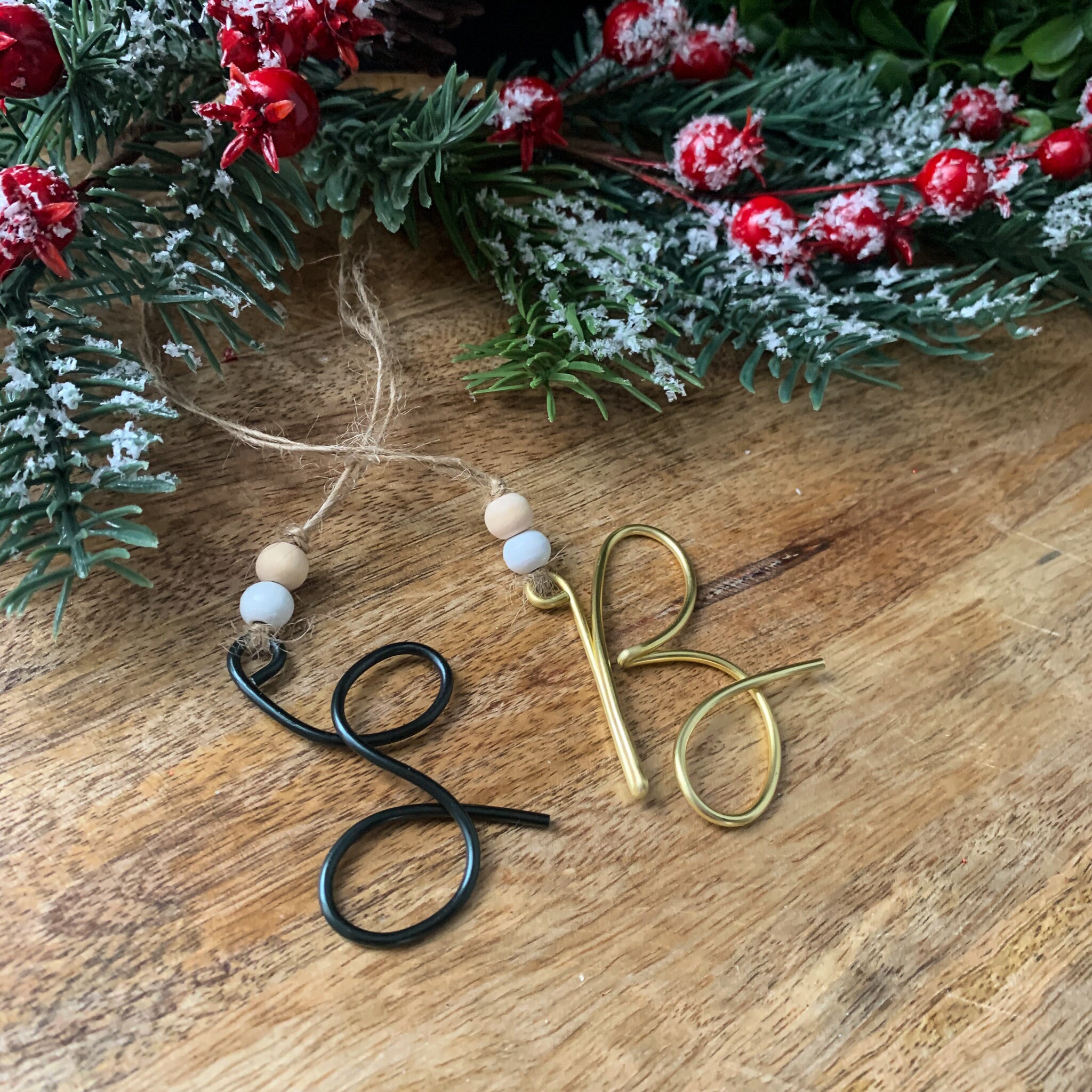 Personalised Initial Gift Tag Wire Initial Gift Tag Luxury - Etsy