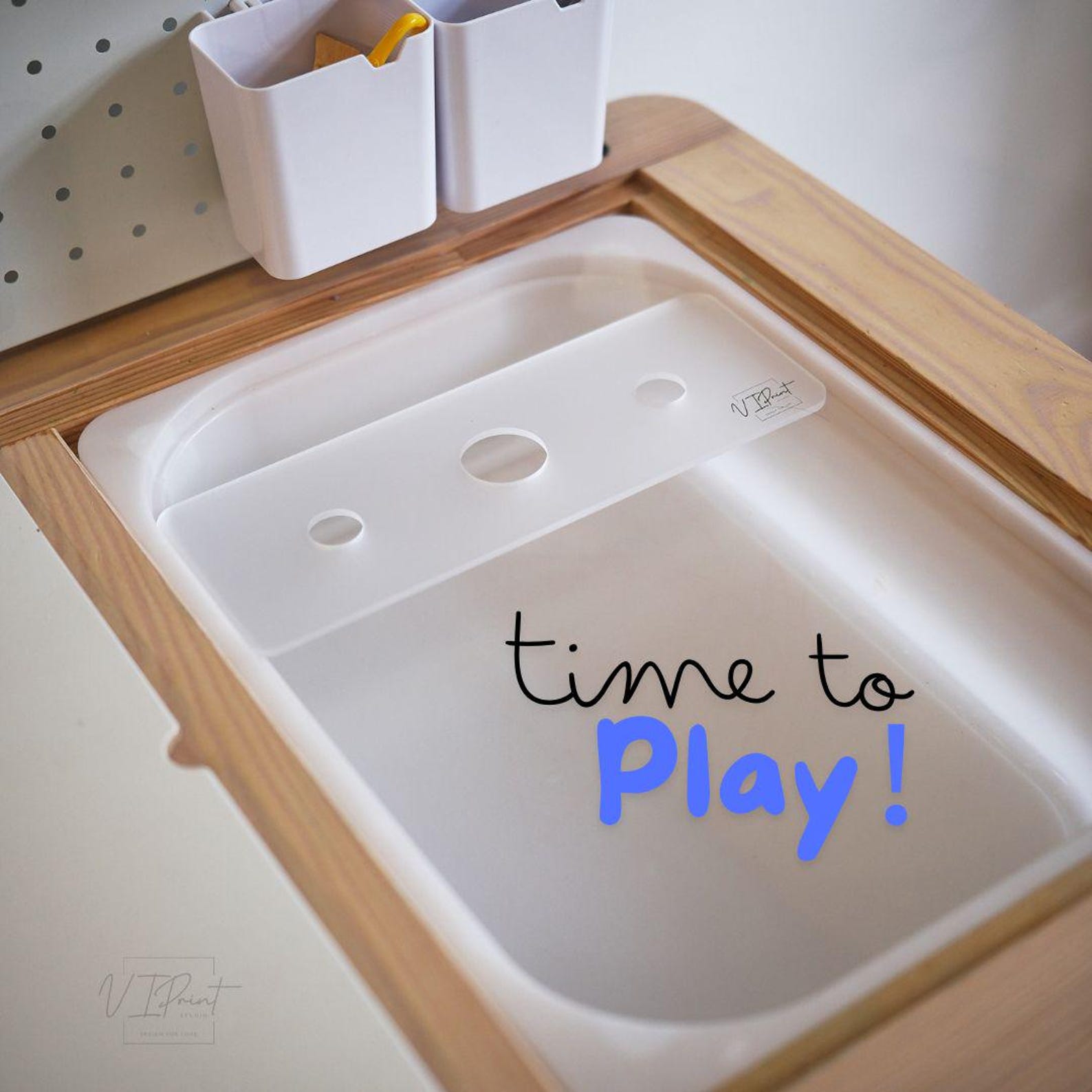 Trofast Insert - Large Acrylic Funnel Insert for Flisat Sensory Table ...