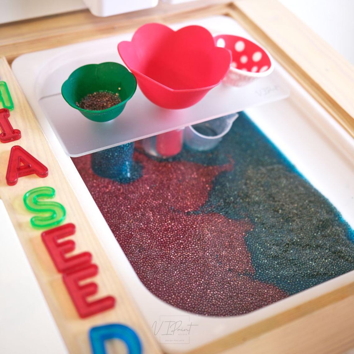 Trofast Insert - Large Acrylic Funnel Insert for Flisat Sensory Table ...