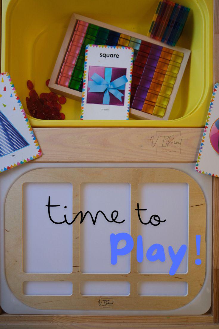 Trofast Insert - Large Sorting Insert for Flisat Sensory Table - Hands ...