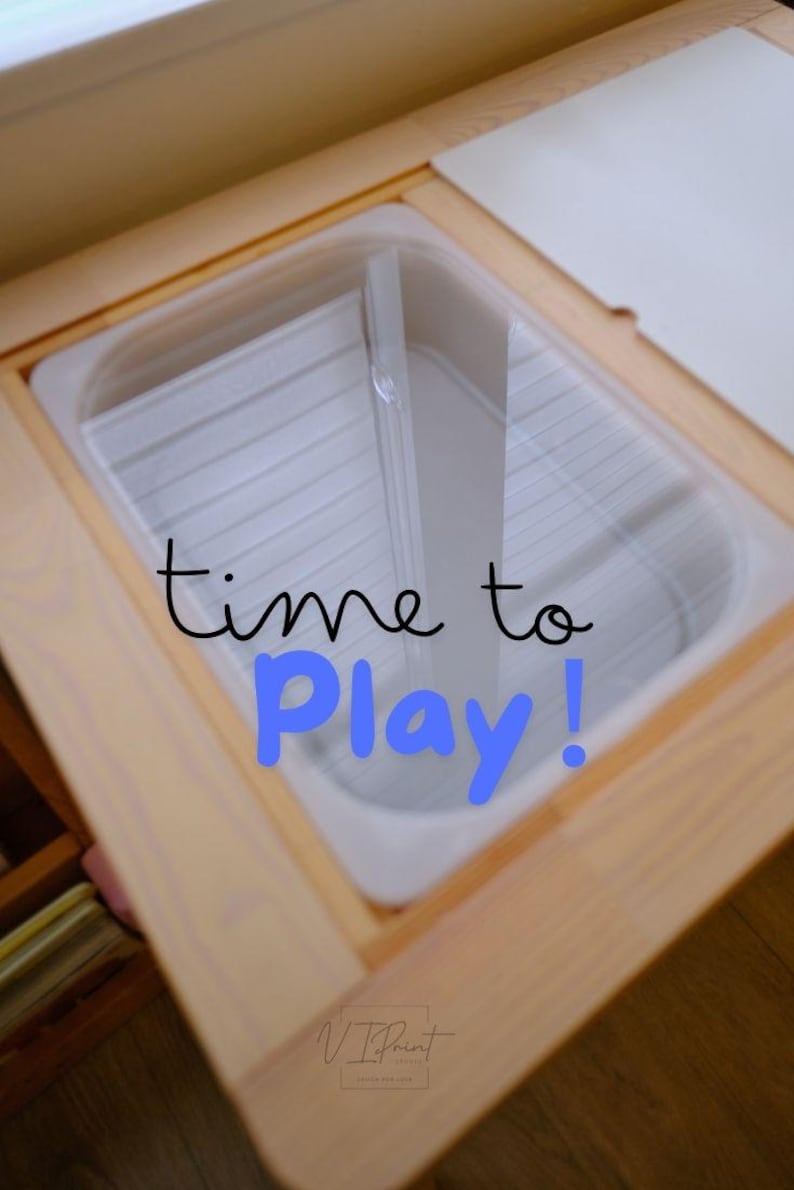 Trofast Insert - Large Clear Insert for Flisat Sensory Table - Trace ...