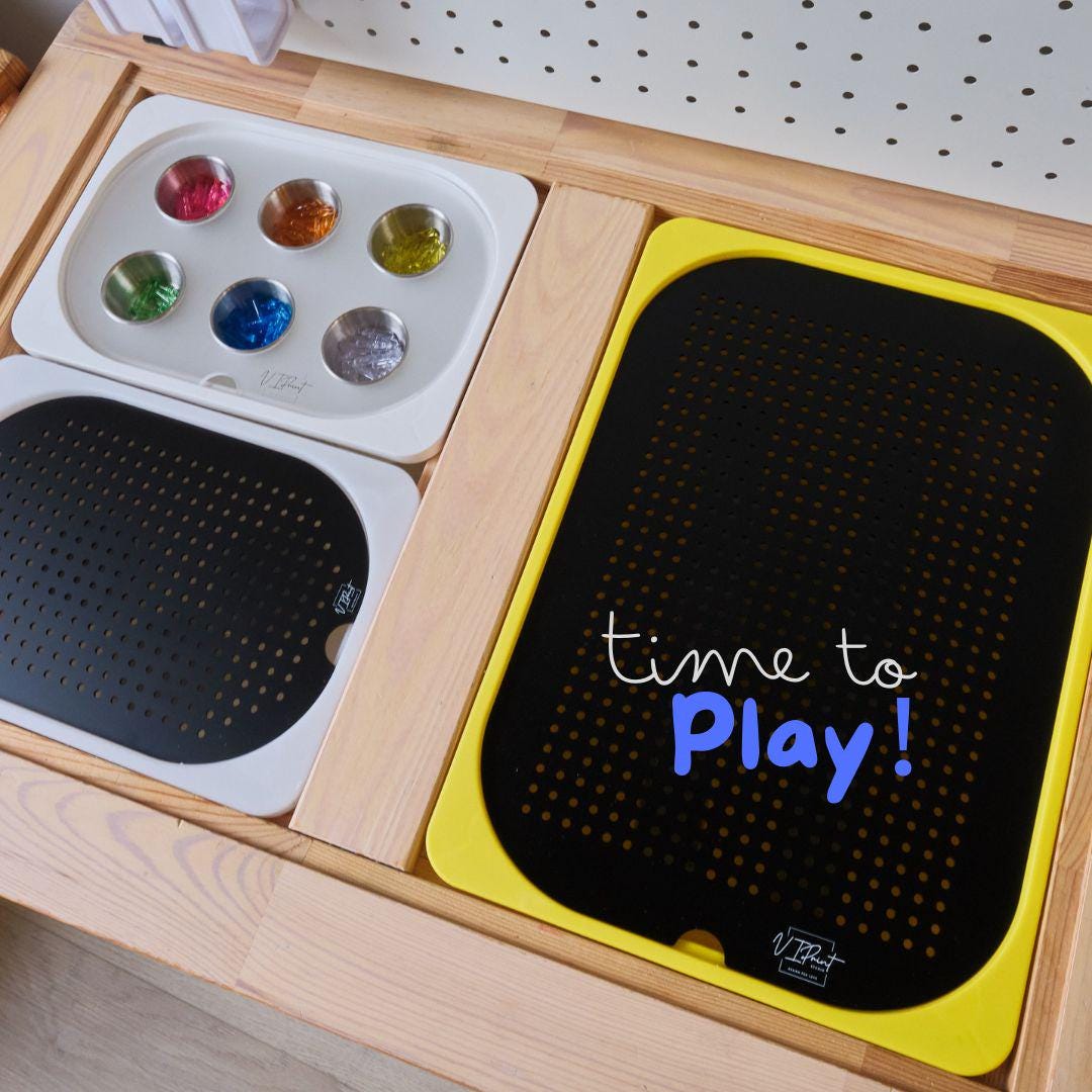 Trofast Insert - Light Peg Insert for Flisat Sensory Table - Compatible ...