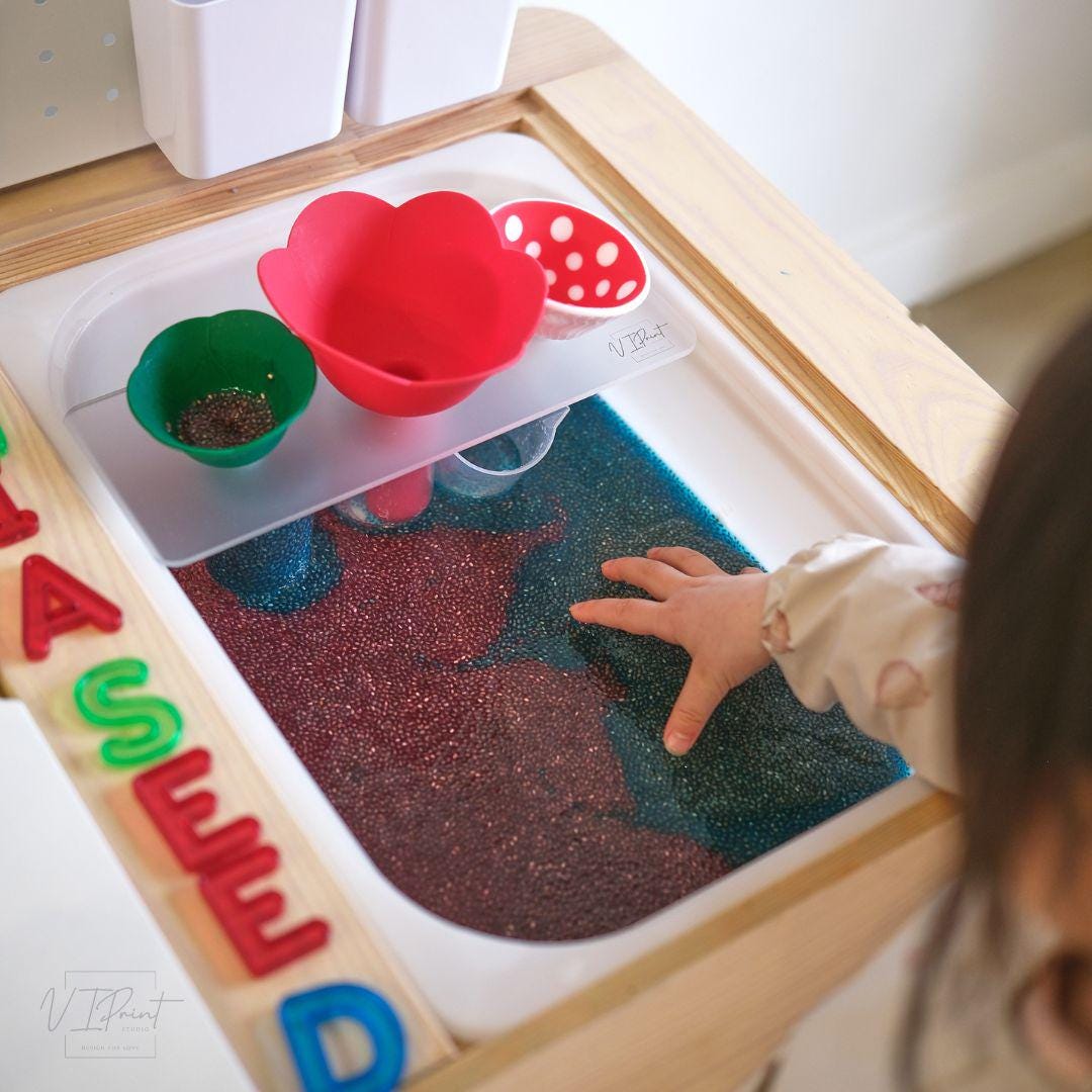 Trofast Insert - Large Acrylic Funnel Insert for Flisat Sensory Table ...