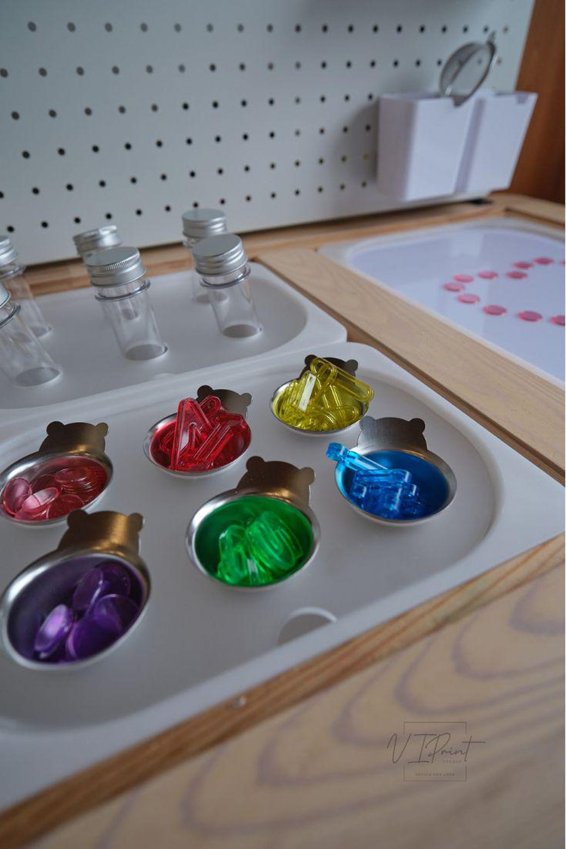 Trofast Insert - Dip Cup Holder Insert for Flisat Sensory Table - Great ...