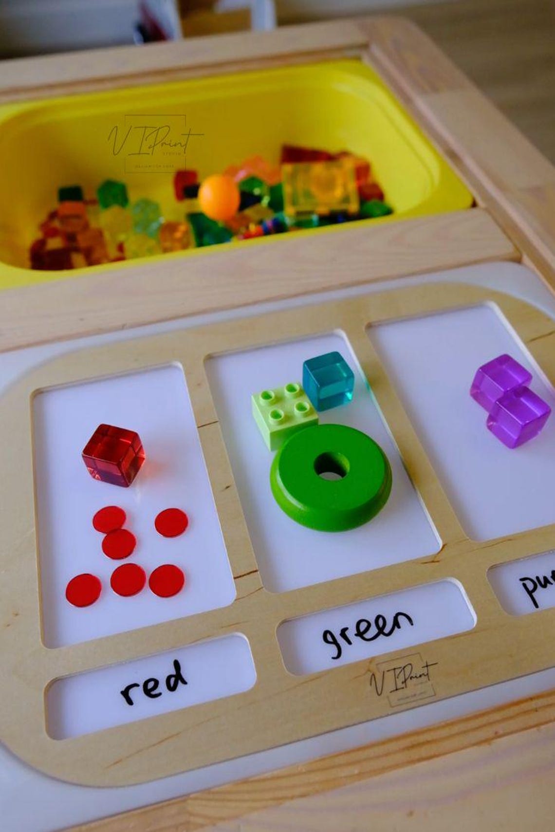 Trofast Insert - Large Sorting Insert for Flisat Sensory Table - Hands ...