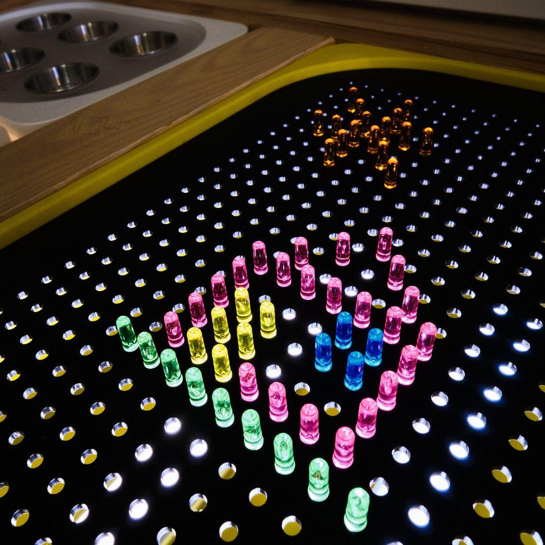 Trofast Insert - Light Peg Insert for Flisat Sensory Table - Compatible ...