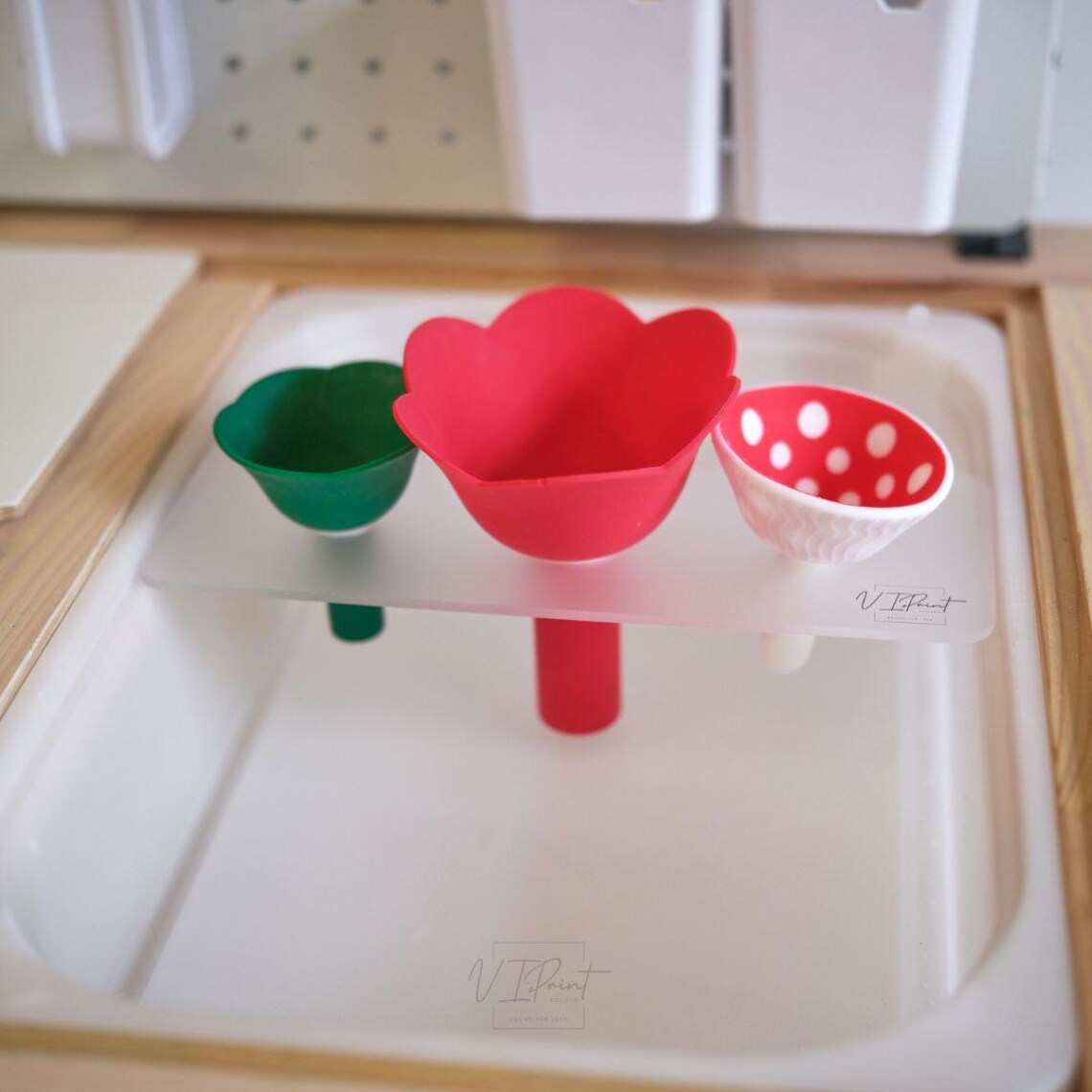 Trofast Insert - Large Acrylic Funnel Insert for Flisat Sensory Table ...