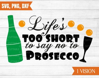 Prosecco svg | Etsy