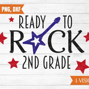 Ready to Rock Pre-k, Back to School Svg Bundle 9 Svgs, Ready to Rock ...