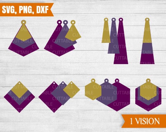 Stacked Earring Bundle Svgs Stack Earring Bundle Cut Files - Etsy Stacked Earring Bundle Svgs Stack Earring Bundle Cut Files - Etsy