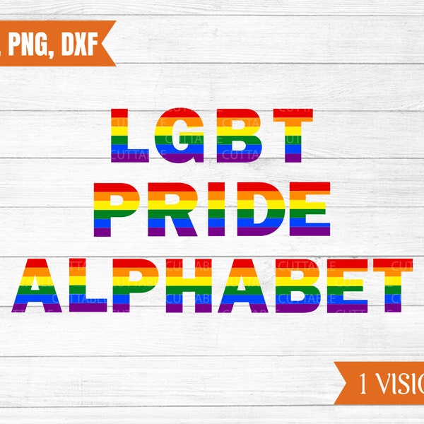 Rainbow Letters - Etsy