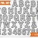 Star Alphabet and Numbers Svg, Full Alphabet Star Patterned Letters and ...
