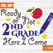 Ready or Not Pre-k Here I Come Svg, Back to School Cut Files, 9 Svg ...