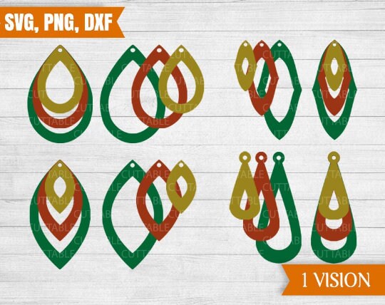 Stacked Earring Bundle Svgs Stack Earring Bundle Cut Files - Etsy Stacked Earring Bundle Svgs Stack Earring Bundle Cut Files - Etsy