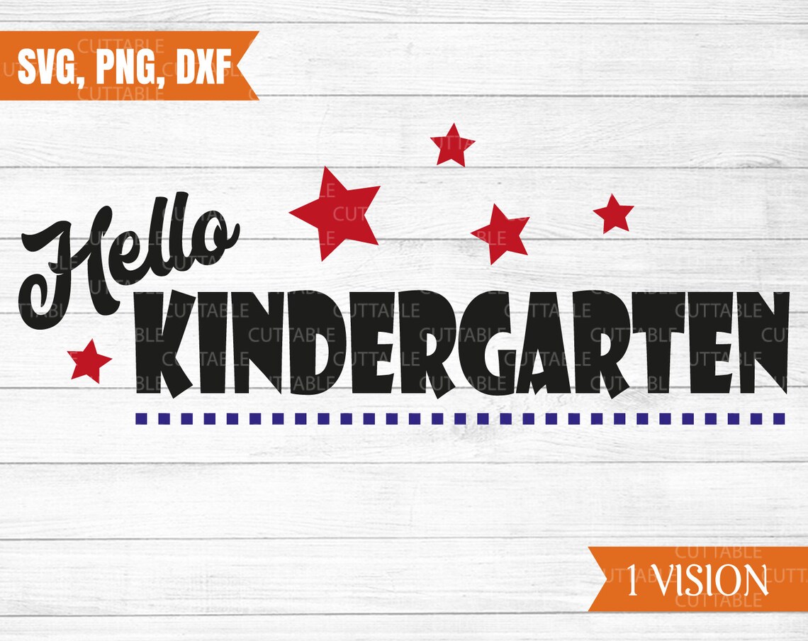 Back to School Svg Bundle Hello Kindergarten Pre-k | Etsy