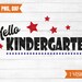 Back to School Svg Bundle Hello Kindergarten Pre-k - Etsy