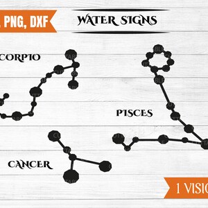 Star Sign Svg, Horoscope Cut Files, Zodiac Svgs, Astrological Cut Files ...