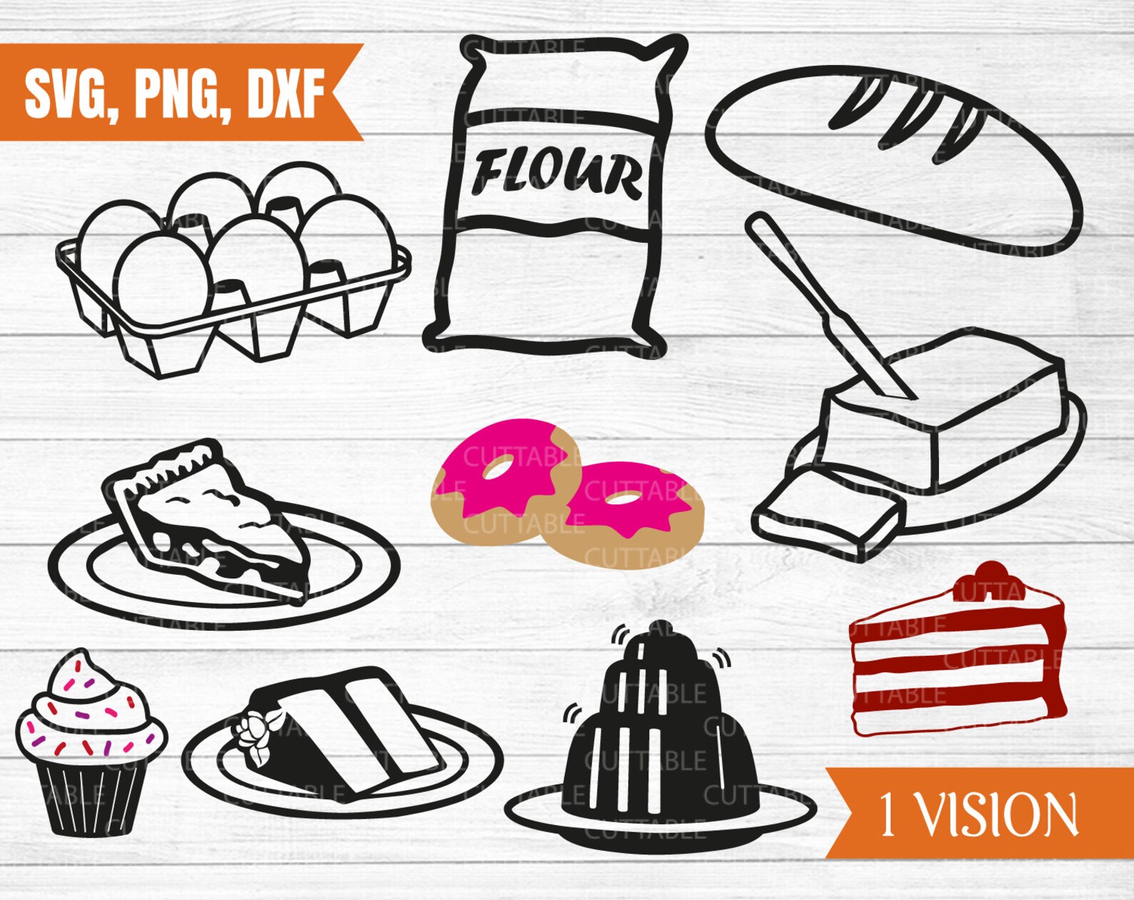 Mega Kitchen Bundle Bakers Svg Chef Svg Cook Svg Baking - Etsy