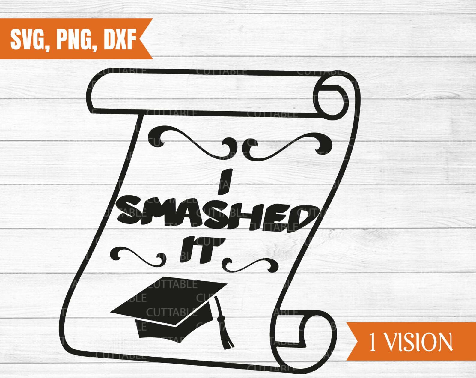 I Smashed It Graduation Svg Graduation Cut File - Etsy
