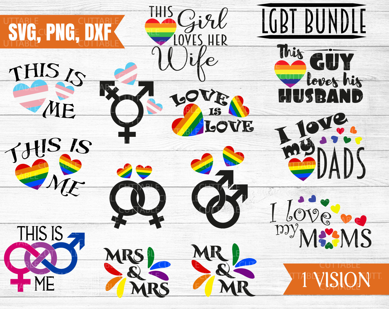 Transexual Watermelon Lgbt Rainbow Svg Ai Png Bisexual Gay Lesbian