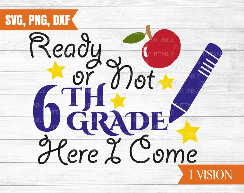 Ready or Not Pre-k Here I Come Svg Back to School Cut Files - Etsy