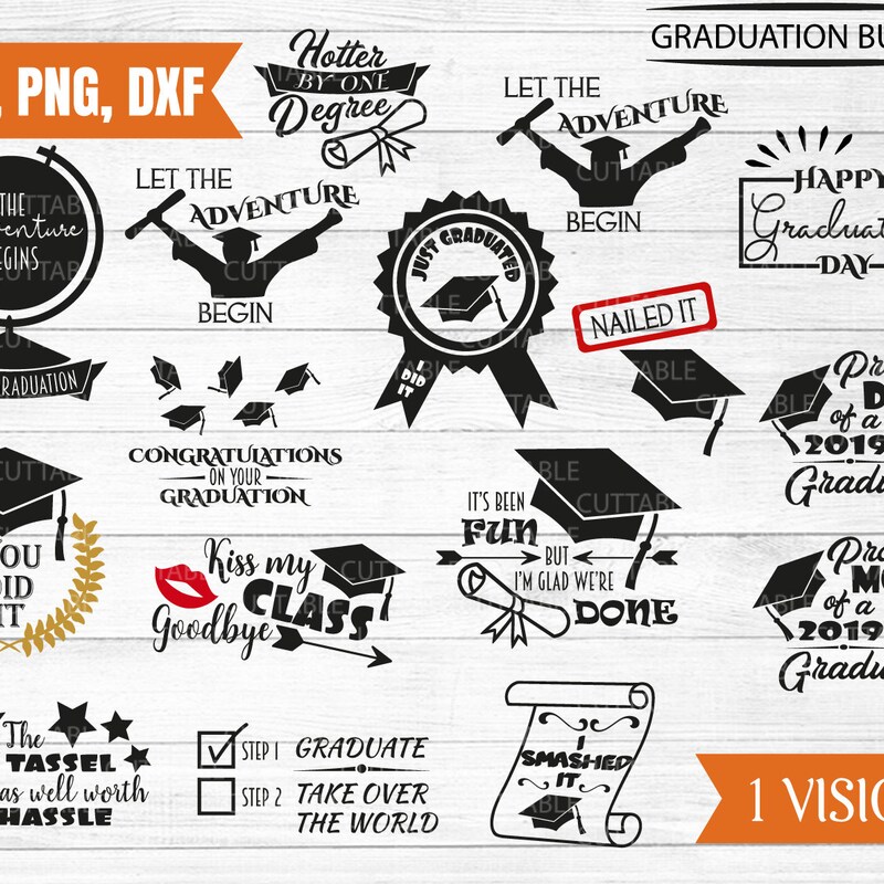 Graduation Silhouette - Etsy