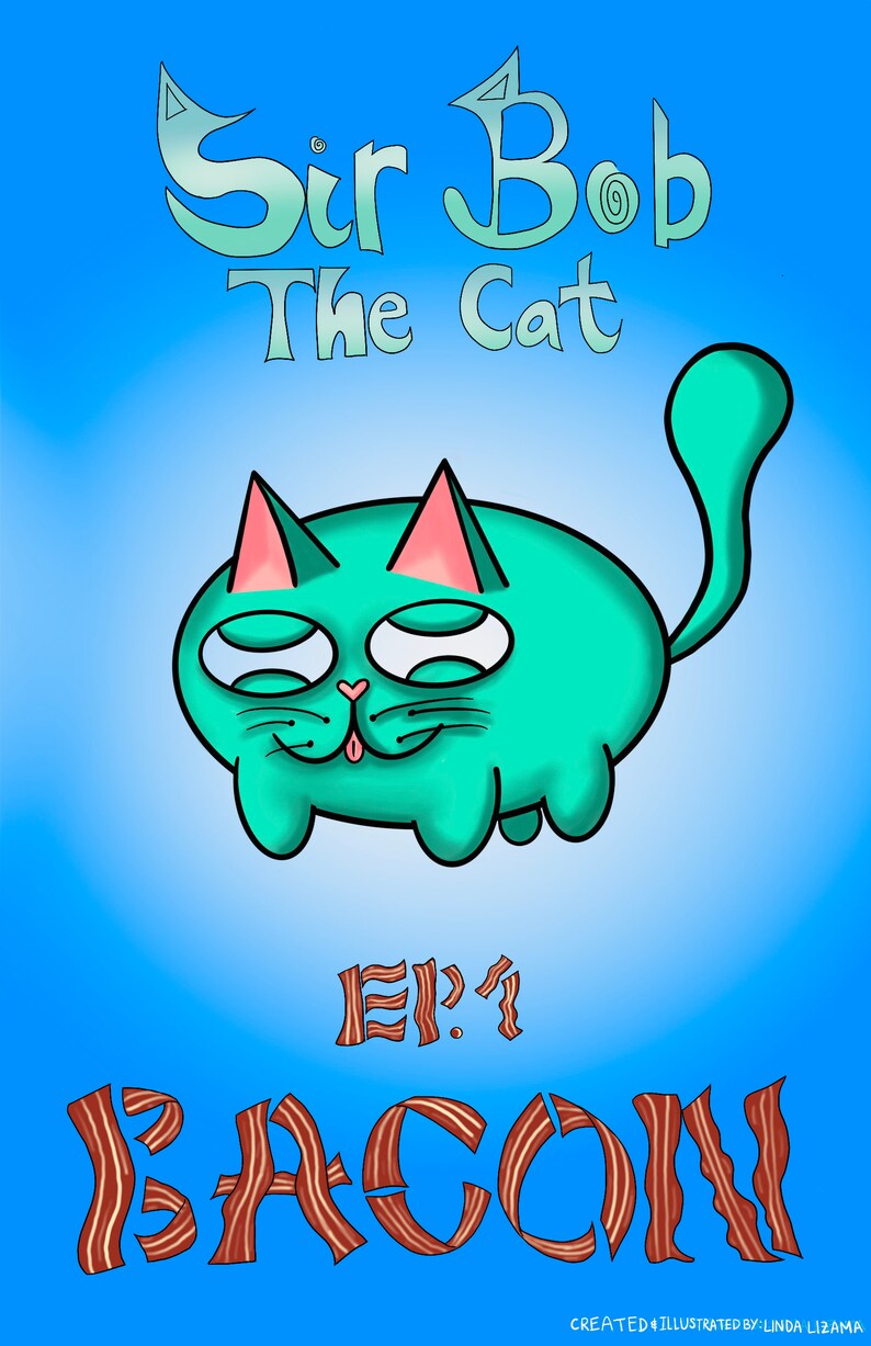 Sir Bob the Cat DIGITAL Short Comic - Etsy