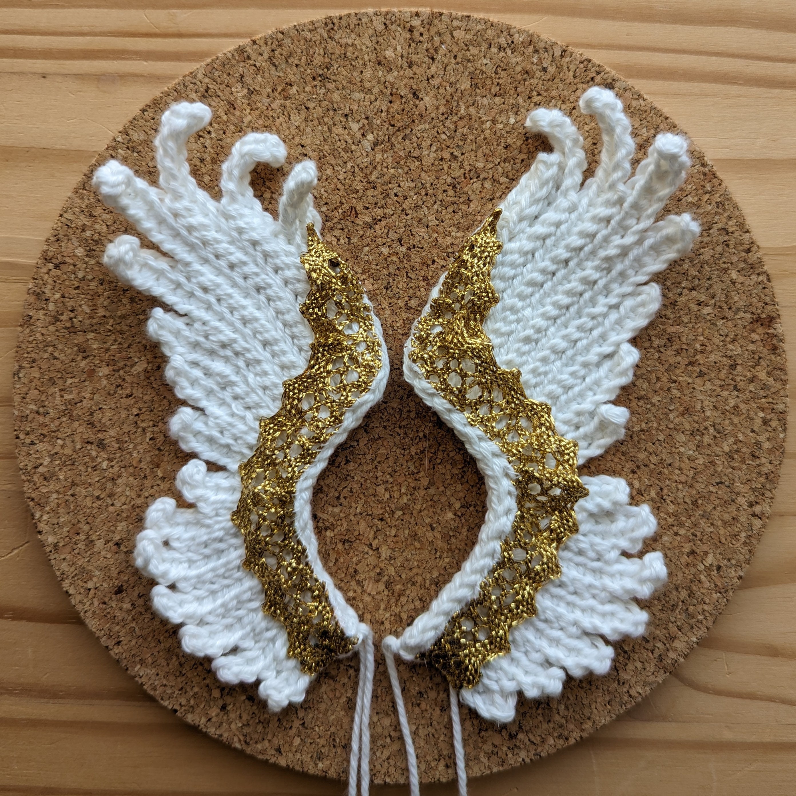 Crochet Feather Wings MEDIUM, Digital PDF Pattern Amigurumi Angel or ...