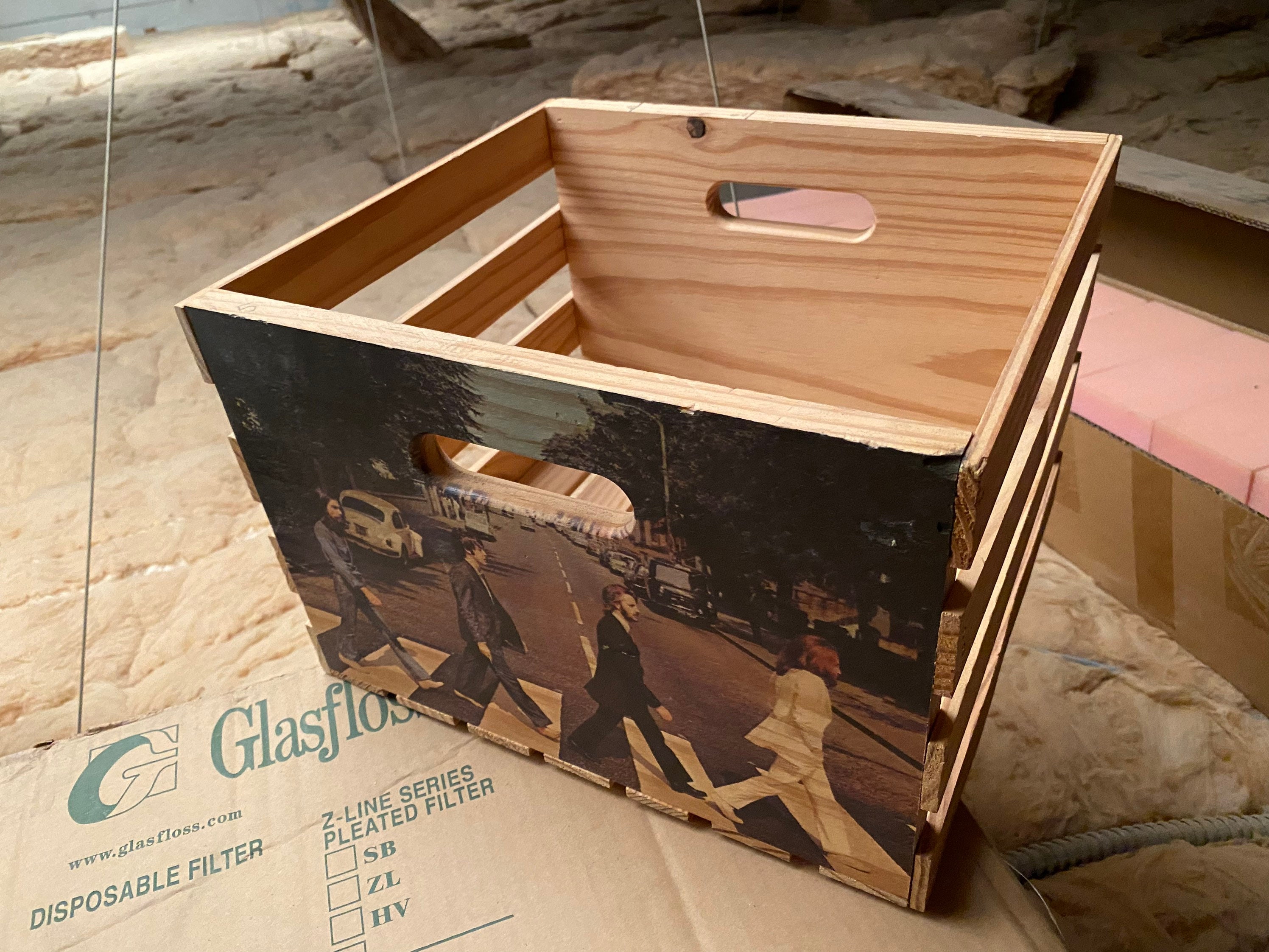 Beatles Abbey Road Vinyl Record Crate - Etsy