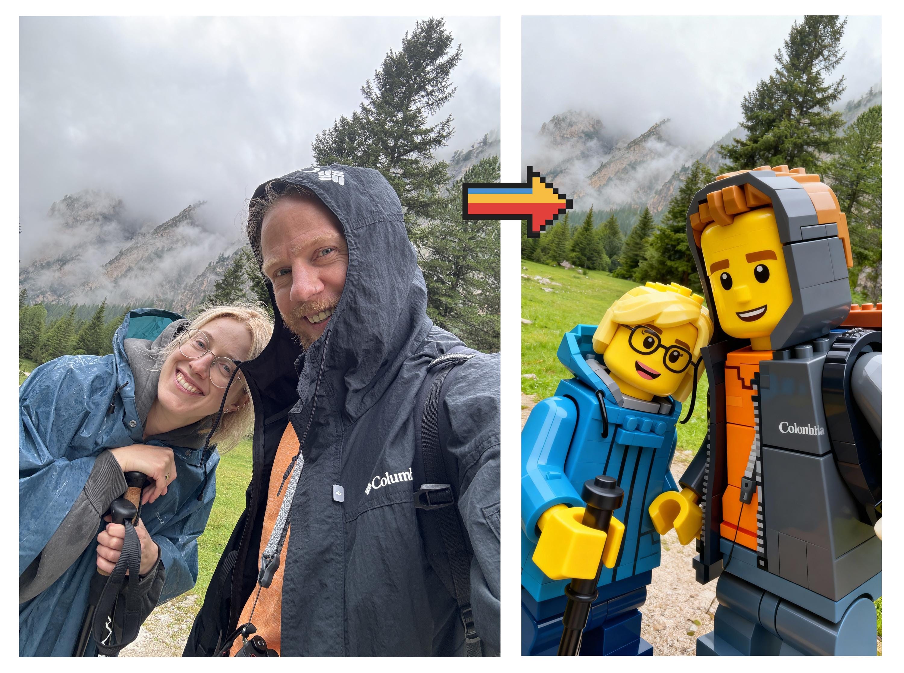Custom Lego-style Portrait: Personalized Cartoon Figure (digital ...