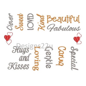 Mummy Word Art/cloud Digitized Machine Embroidery Design 44 | Etsy