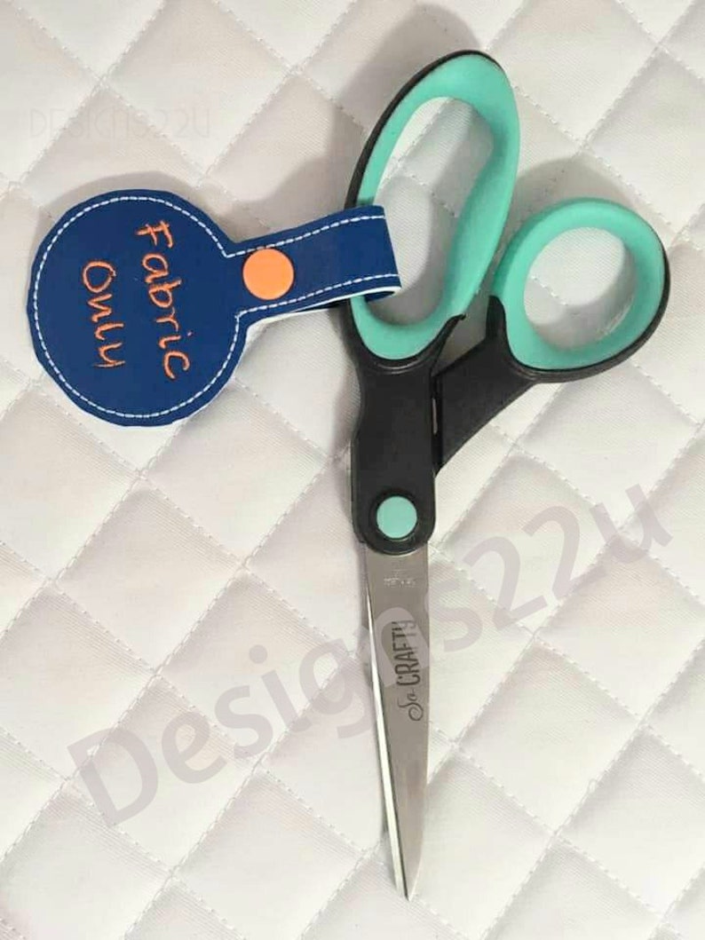 ITH Blank Scissor Fob Digitized Machine Embroidery Design Scissor and ...