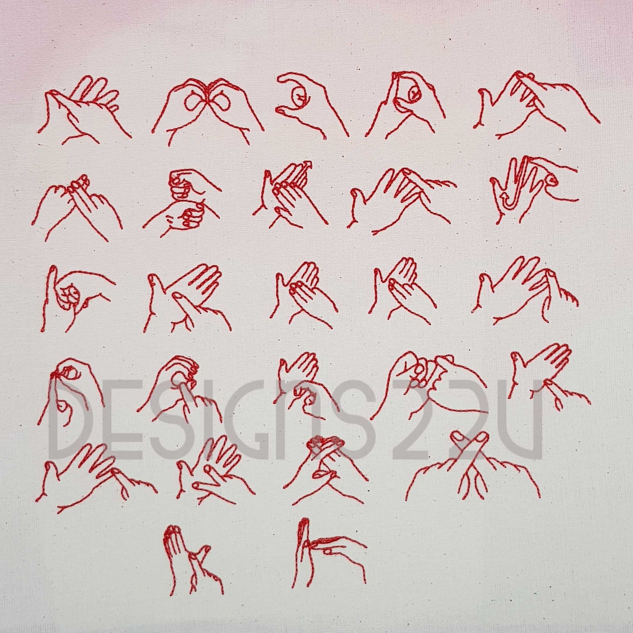 British Sign Language Fingerspelling Alphabet Digitized Machine ...