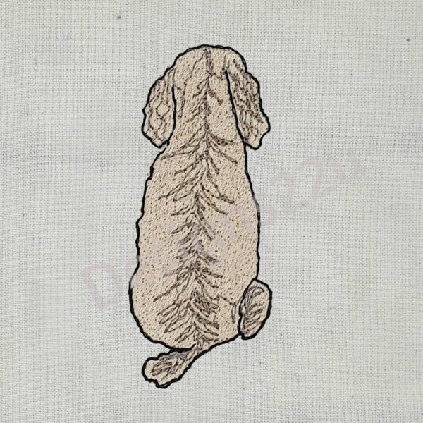 Cockapoo Machine Embroidery Design - Etsy UK