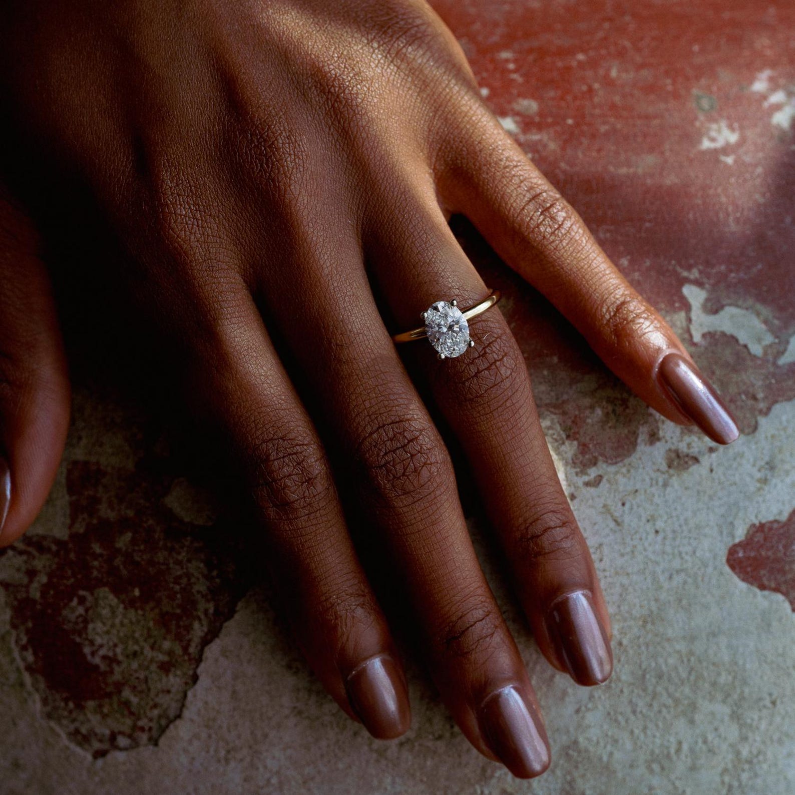 Lunar Diamond Solitaire - Etsy