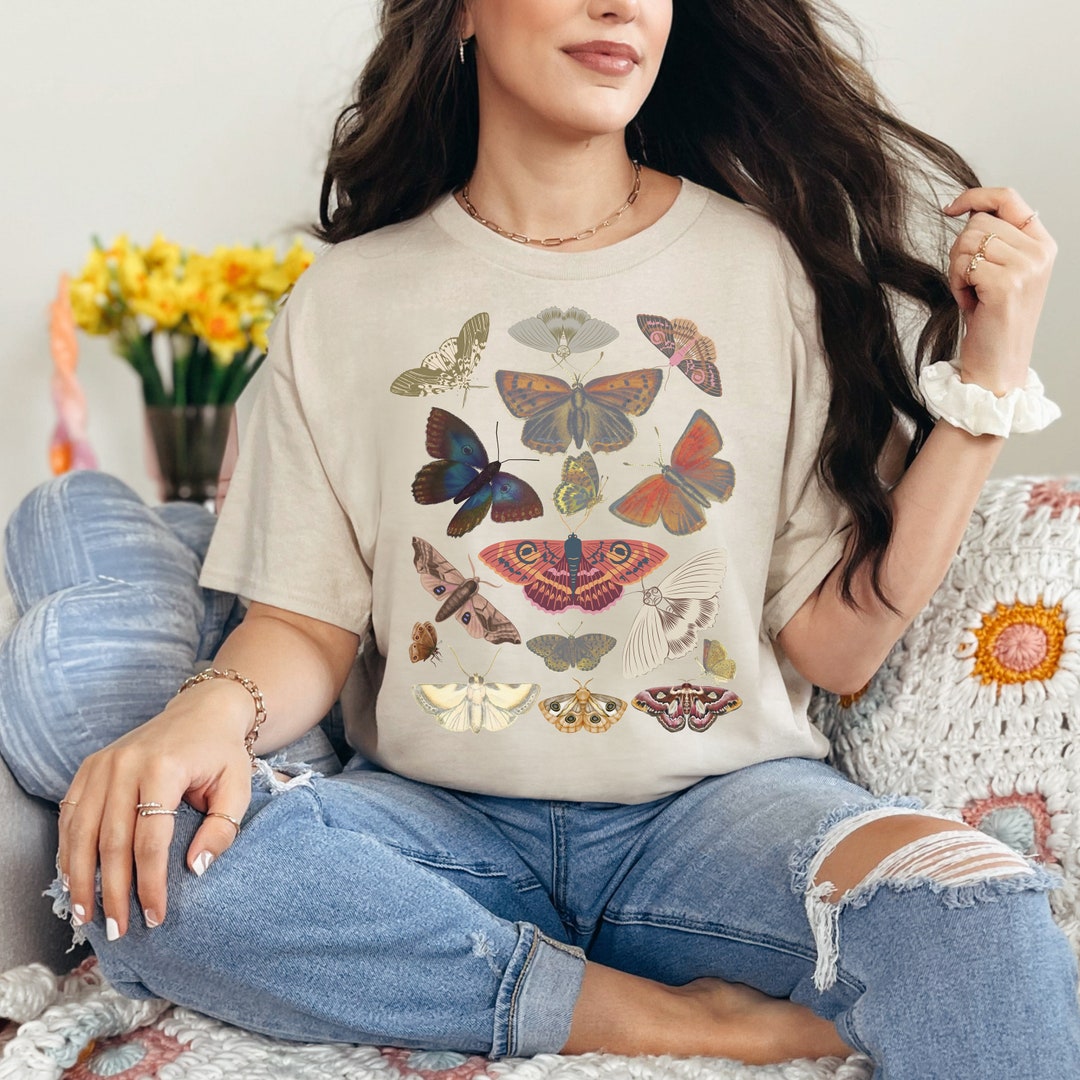 Moth Shirt Luna Moth Whimsigoth Clothing Cottagecore Clothes Fairycore ...