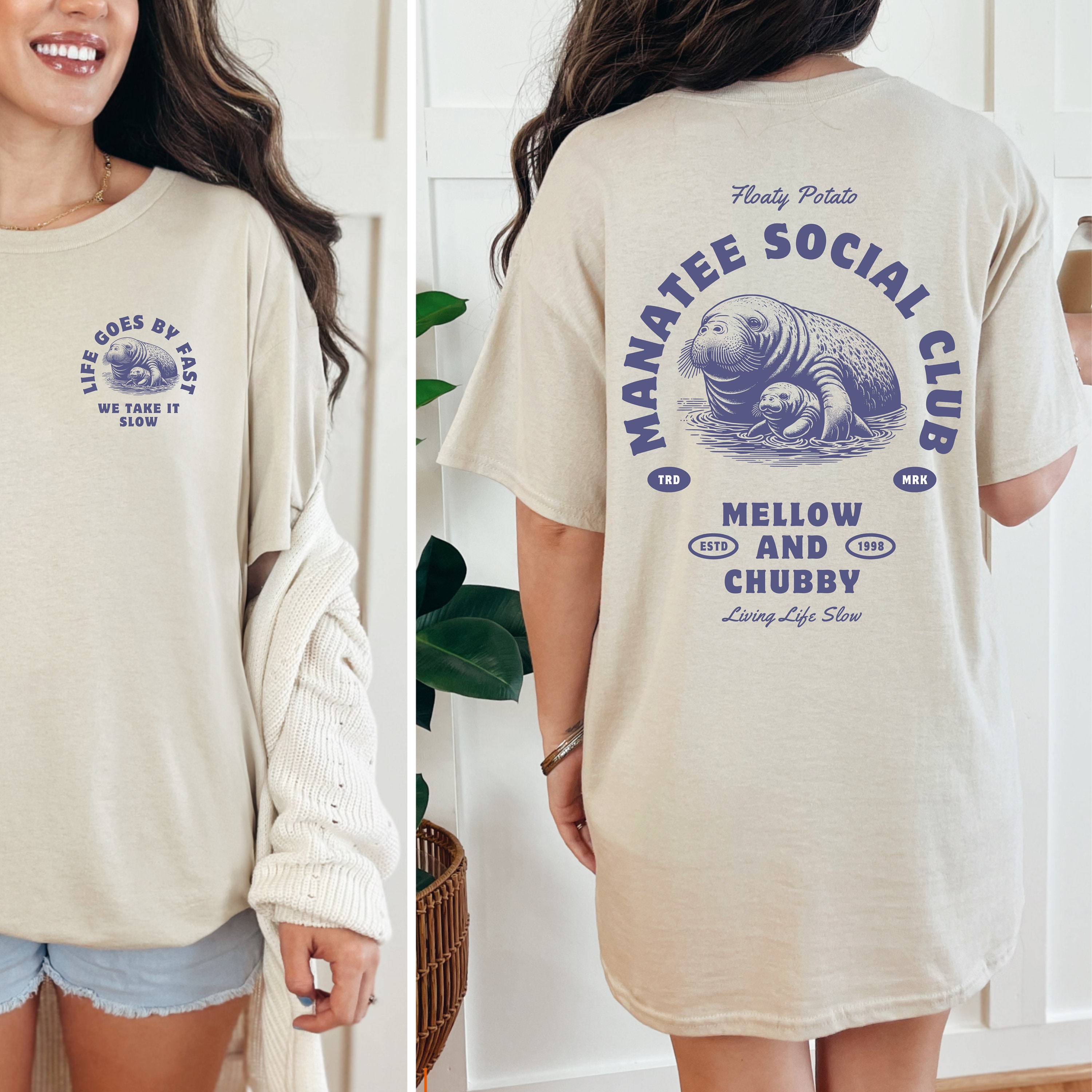 Manatee Manatee Shirt Mermaidcore Clothing Stay Salty Mermaidcore Ocean ...