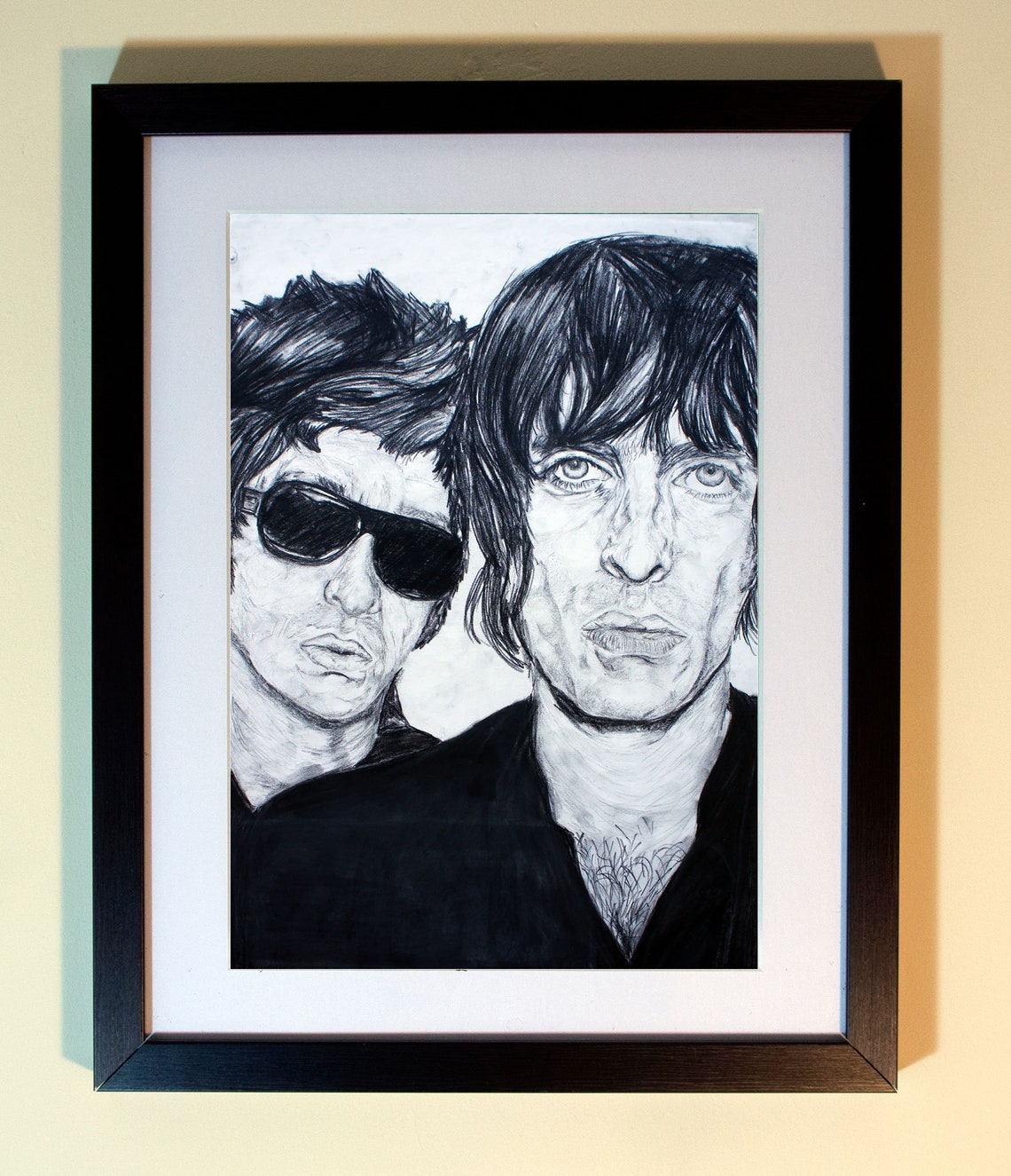 Noel and Liam Gallagher - Etsy