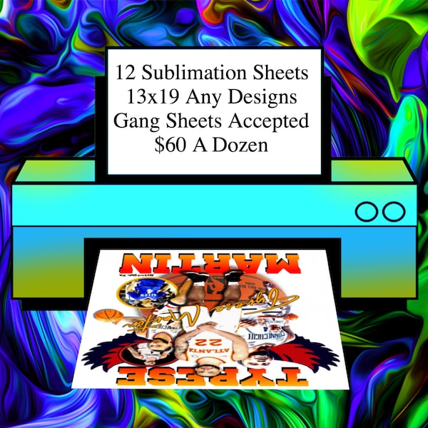 13x19 Sublimation Print - Etsy