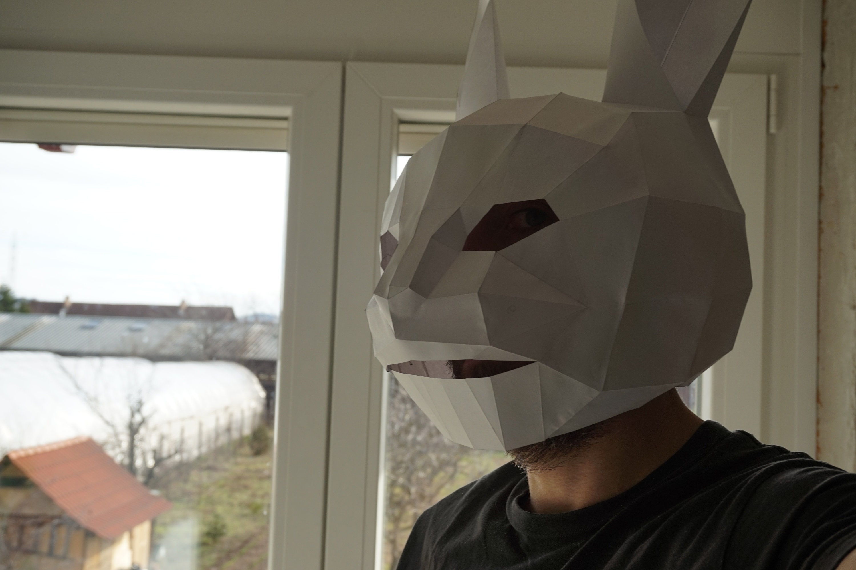 Easter Bunny Rabbit Head Mask Papercraft - Etsy Canada