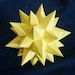 3D Star Geometric Papercraft Origami Christmas Ornament - Etsy