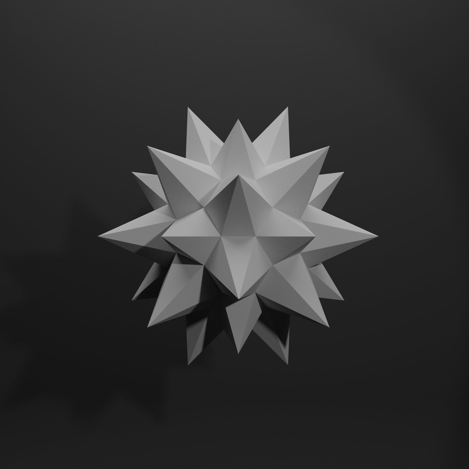3D Star Geometric Papercraft Origami Christmas Ornament - Etsy